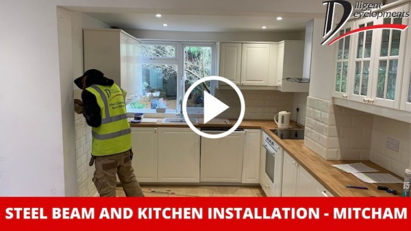 RSJ Steel beam installation Box frames Goal posts Wall removal