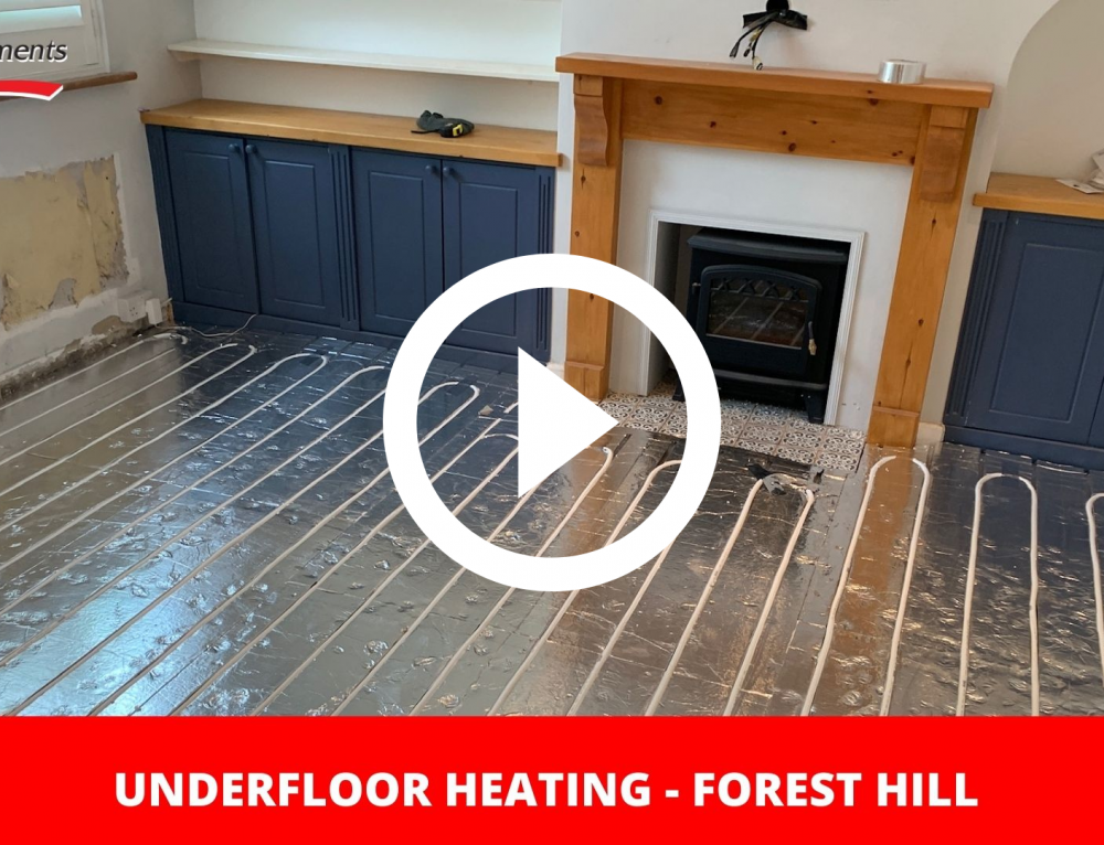 Watch NOW Underfloor Heating With Wooden Flooring Installation!